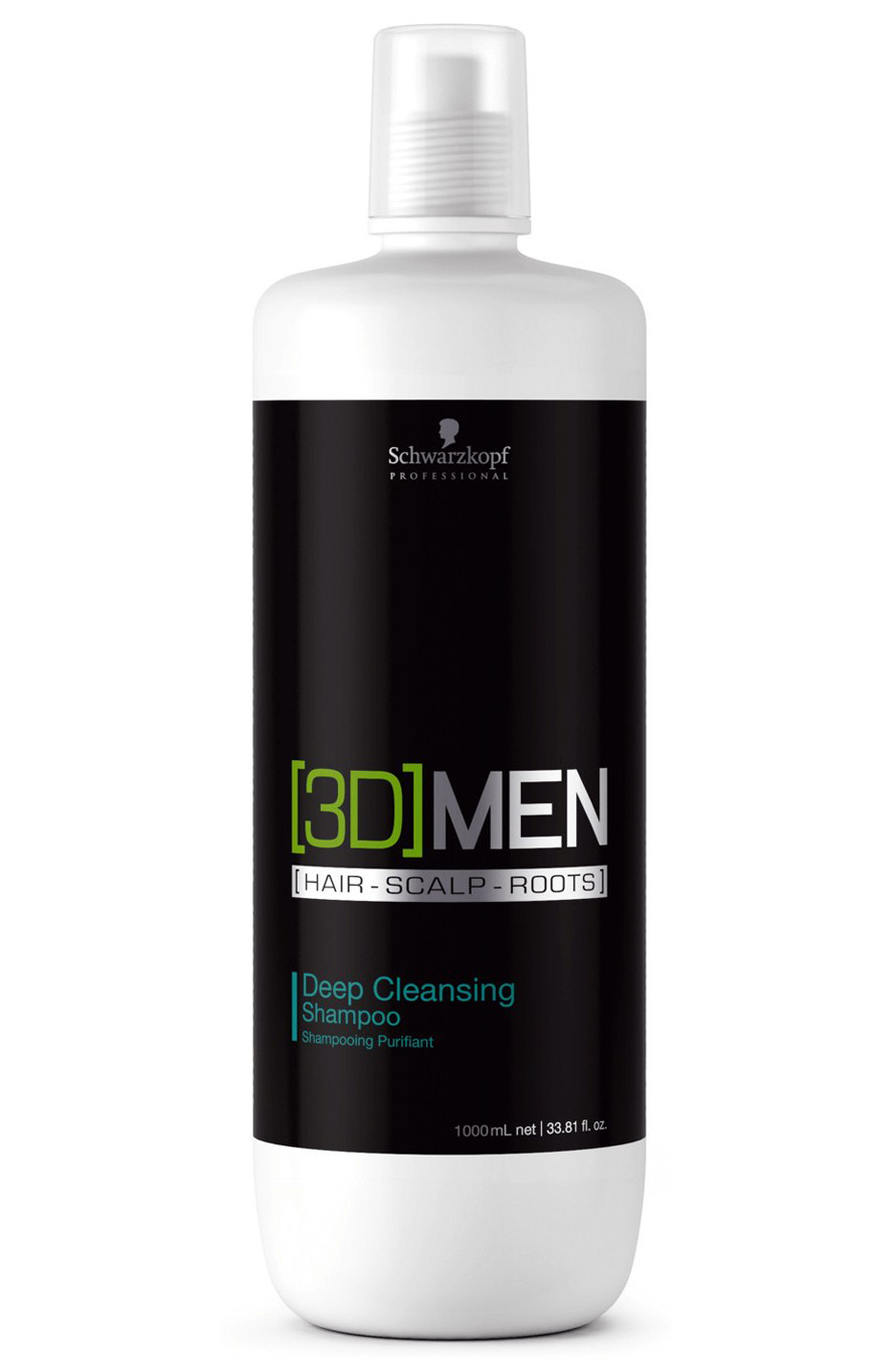 Schwarzkopf Professional 3D MEN Deep Cleansing Shampoo | Shampoo ...